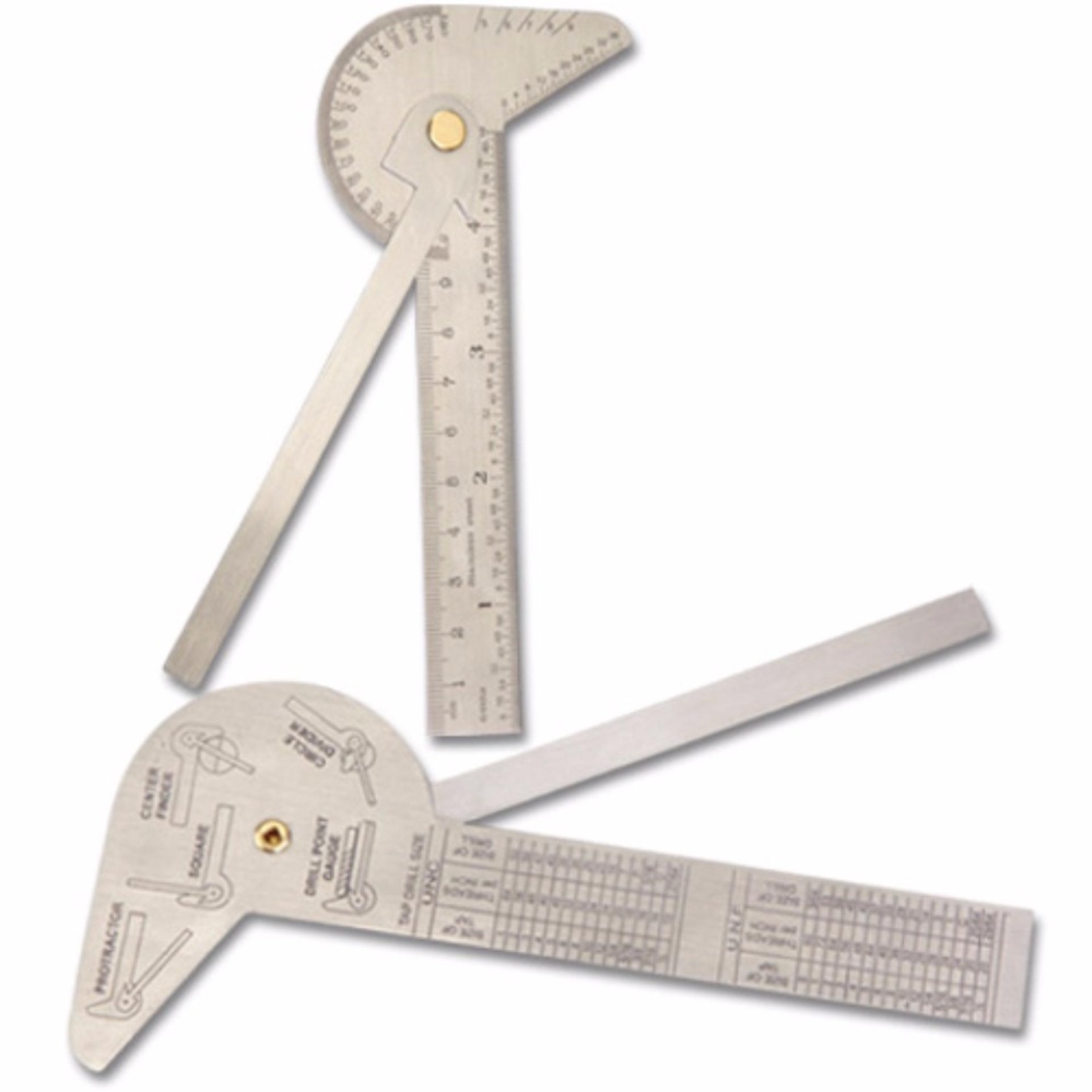 Groz 5 in 1 Multi-Use Stainless Ruler & Gauge – Yale Hardware