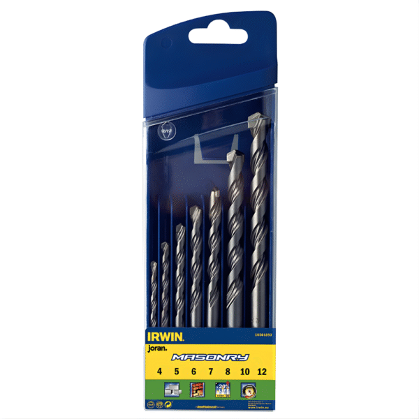 Irwin 7 pc. Masonry Drill Bit Set 4 to 12mm – Yale Hardware