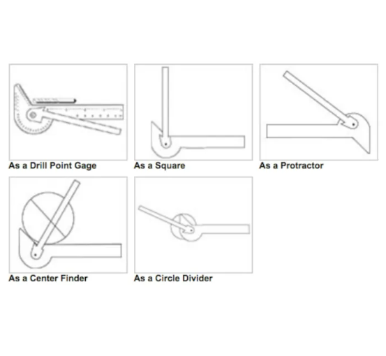 Groz 5 in 1 Multi-Use Stainless Ruler & Gauge – Yale Hardware